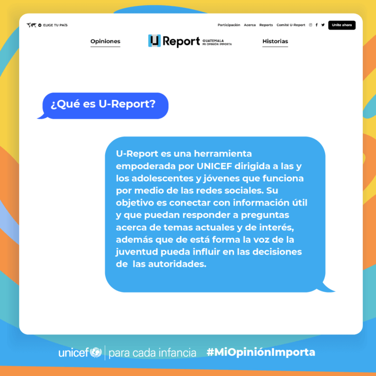 ¿Qué es UReport? – Yoo Guatemala